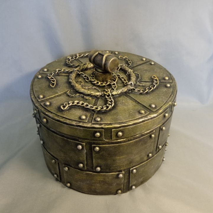 Decorative round box - Vitaly - Crafts & Other Art, Boxes - ArtPal