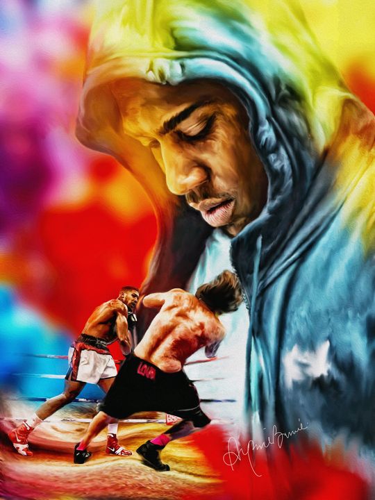 AJ - (Anthony Joshua) - Alexander 'Bunmi Ayeni - Paintings & Prints ...