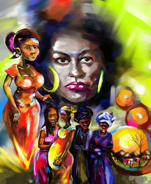 Adaku; The Metamorphosis - Alexander 'Bunmi Ayeni - Paintings & Prints ...