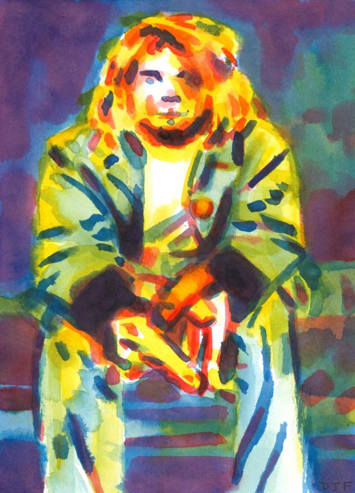 Kurt Cobain - Deborah Forrest - Paintings & Prints, People & Figures ...