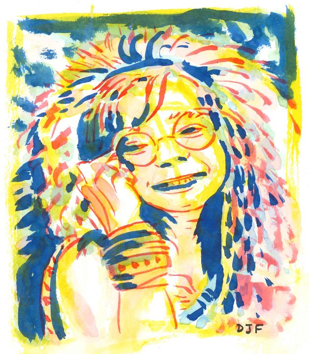 Janis Joplin - Deborah Forrest - Paintings & Prints, People & Figures ...