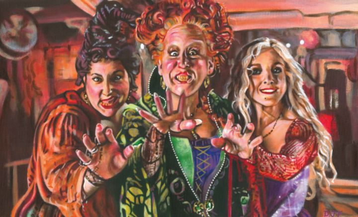 The Sanderson Sisters - Deborah Forrest - Paintings & Prints ...