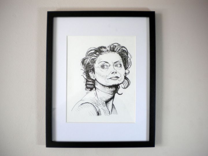Susan Sarandon in Ink - Deborah Forrest - Drawings & Illustration ...