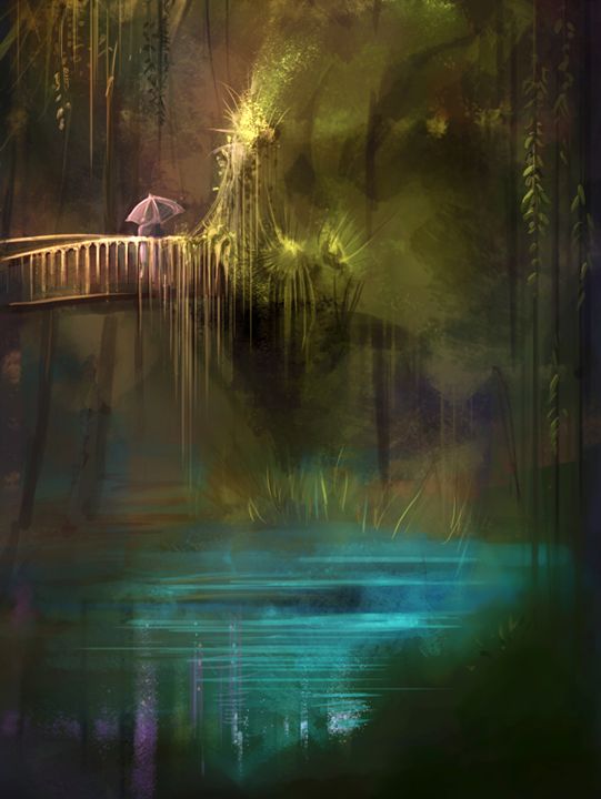 Bridge over water - Mrkyartwork - Digital Art & AI, Landscapes & Nature ...