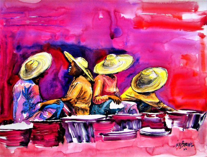 Covers - Ini Brown - Paintings & Prints, Ethnic, Cultural, & Tribal ...