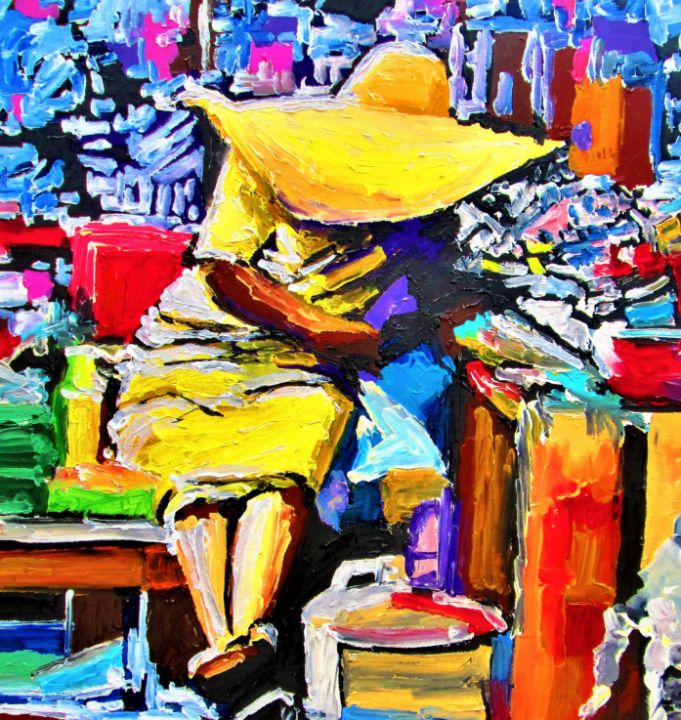 Fragments of colours - Ini Brown - Paintings & Prints, Ethnic, Cultural ...