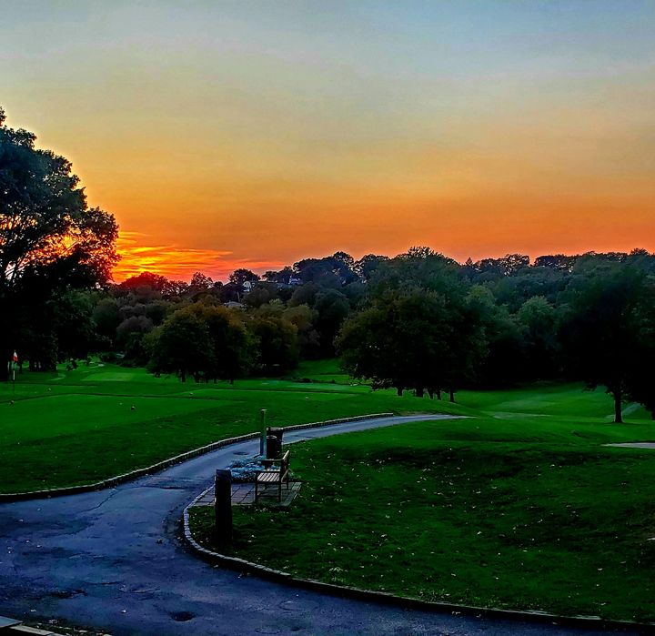 Sunset over golf course - Wutphotos - Photography, Landscapes & Nature ...