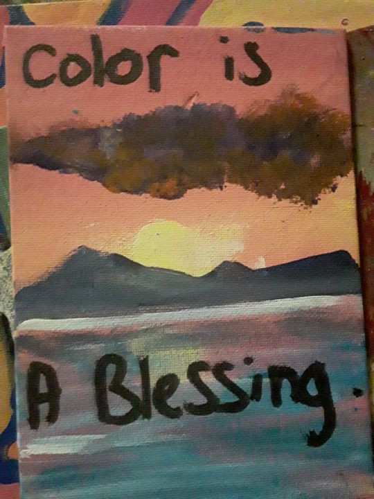 Color is a Blessing - Hope Vaughn - Paintings & Prints, Abstract, Color ...