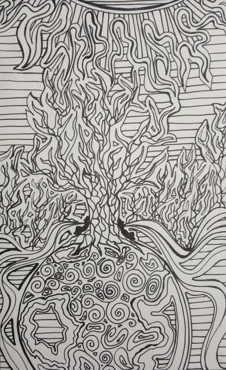 Not everything is what it seems - Cheryls sharpie creations - Drawings & Illustration, Abstract ...