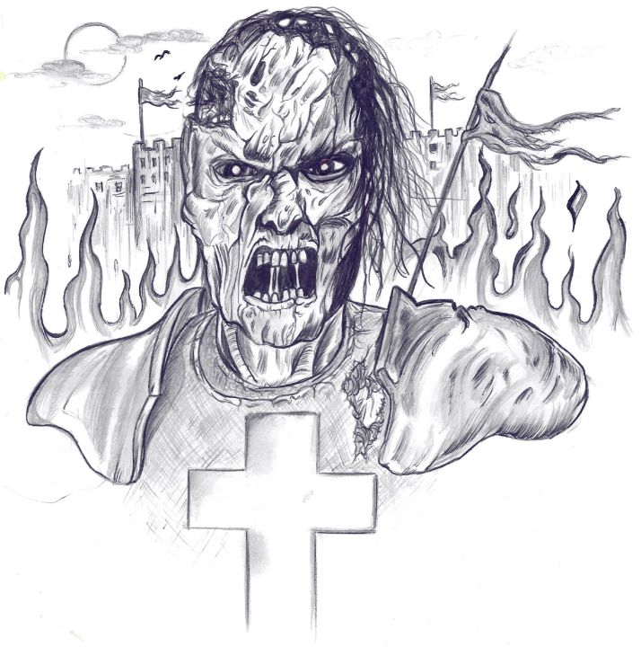 ZOMBIE KNIGHT 15 - POISON VALLEY ART - Drawings & Illustration, Fantasy ...