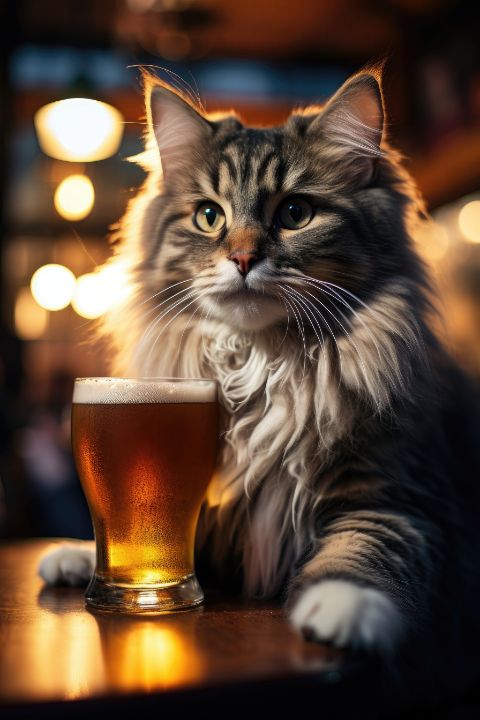Bright Eyed Beer Cat - Jensen Art Co - Photography, Animals, Birds ...