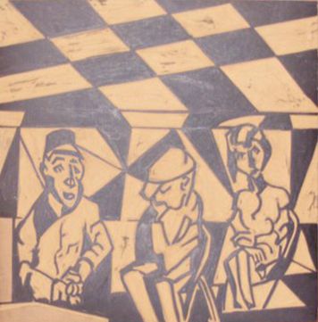 The Group Meeting - McInerney Artist, ( Bill McInerney) - Paintings ...