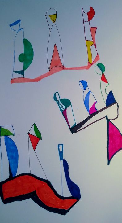 Color Versus Line - McInerney Artist, ( Bill McInerney) - Drawings ...