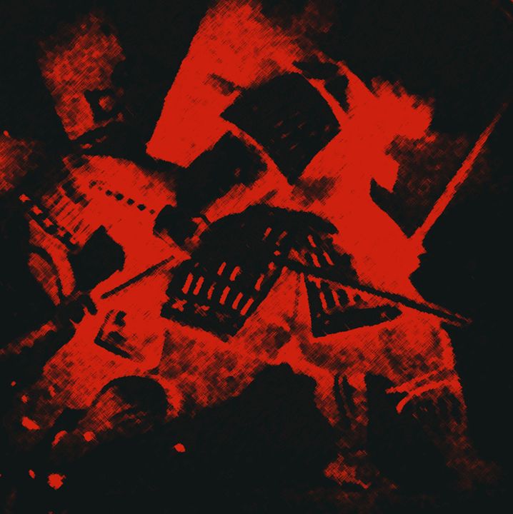 "Red battle" - Art12 - Paintings & Prints, People & Figures, Political ...