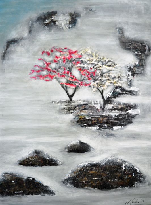 Beauty within the Fog of Time - Timeless Art On Canvas - Paintings ...