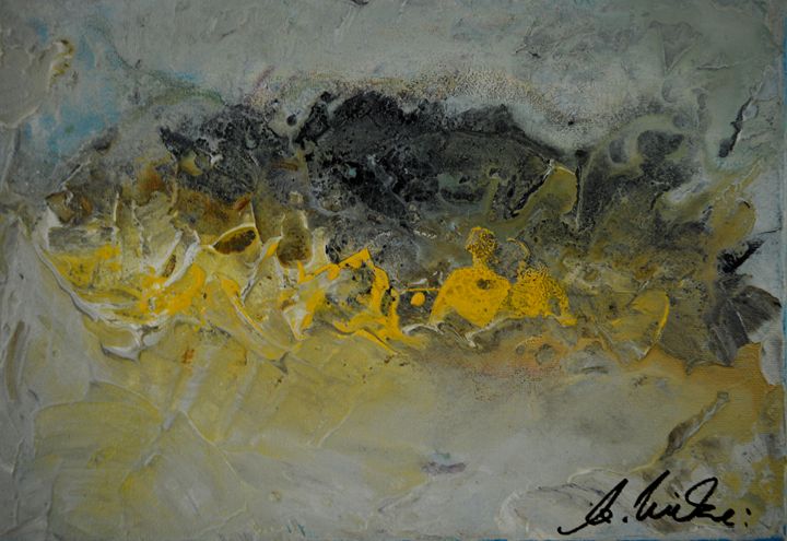Landscape in Yellow - Timeless Art On Canvas - Paintings & Prints ...
