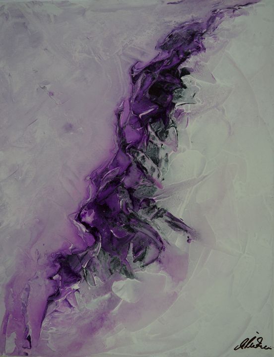 The Power Of Purple - Timeless Art On Canvas - Paintings & Prints ...