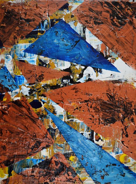 Triangles - Timeless Art On Canvas - Paintings & Prints, Abstract ...