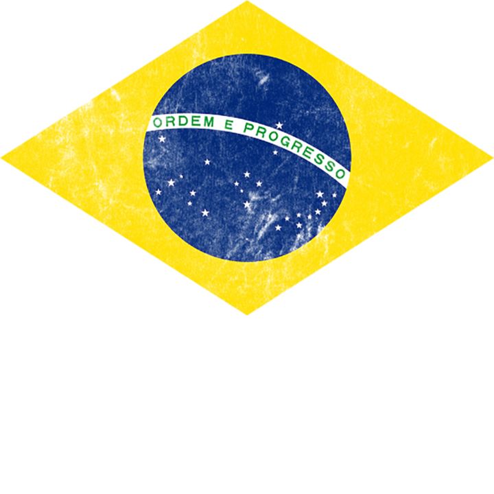 Brazil Vintage Look Faded Flag Desi - MartisArt - Digital Art & AI ...