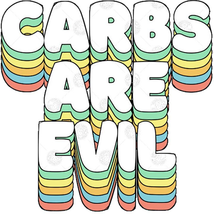 Carbs Are Evil - Funny Awesome Carbs - MartisArt - Digital Art & AI ...
