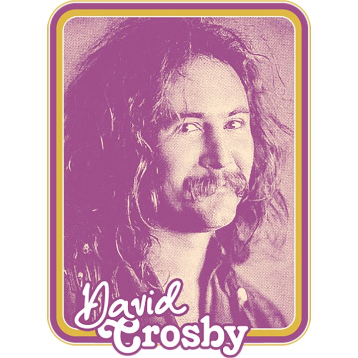 David Crosby Retro Style Fan Art - MartisArt - Digital Art & AI, Humor ...