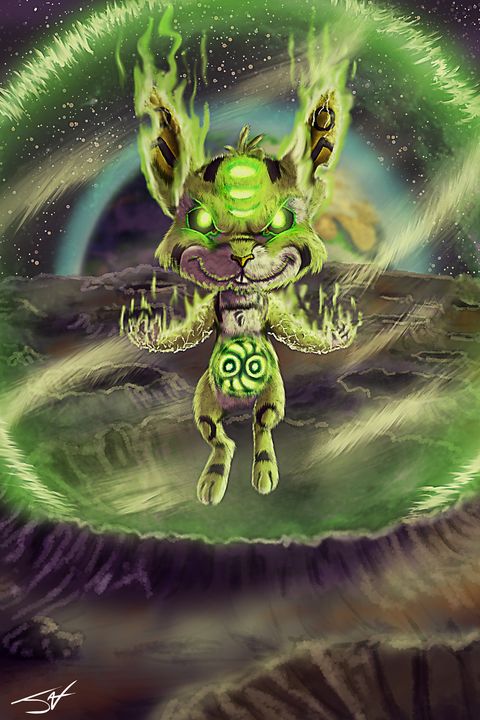 Gyokuto the Rabbit Moon Guardian - Artistic Jax - Digital Art & AI ...
