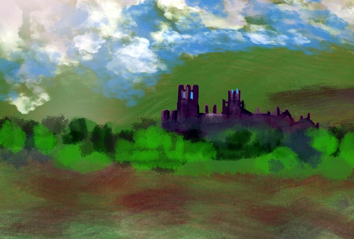 Ely Cathedral, Calm before the storm - Andy Carruth Art - Digital Art ...