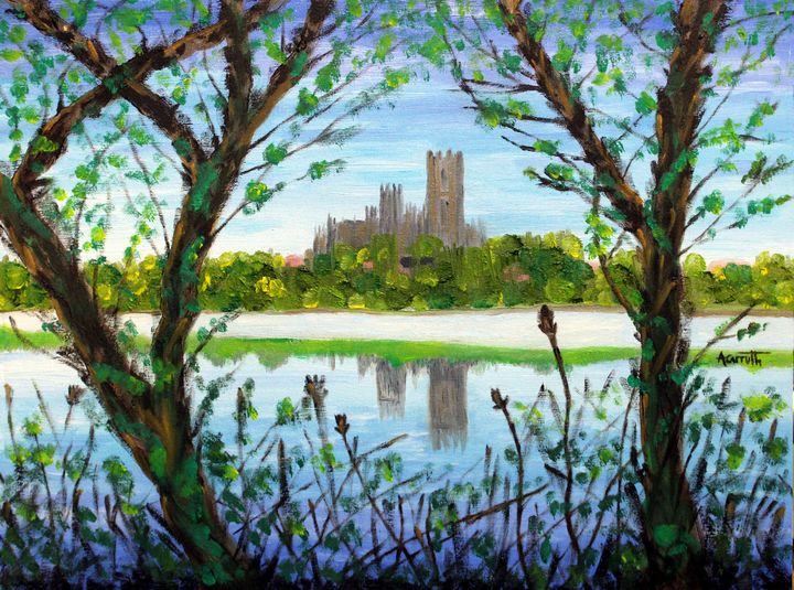 Springtime at Roswell Pits - Andy Carruth Art - Paintings & Prints ...