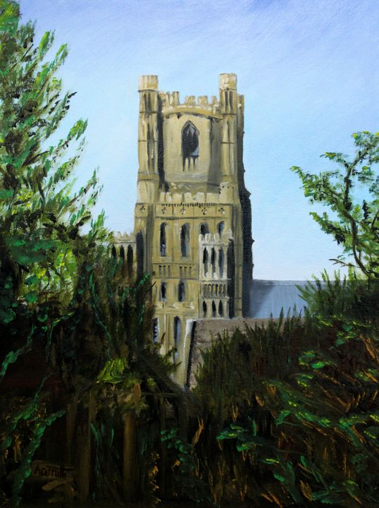 West tower, Evening light - Andy Carruth Art - Paintings & Prints ...