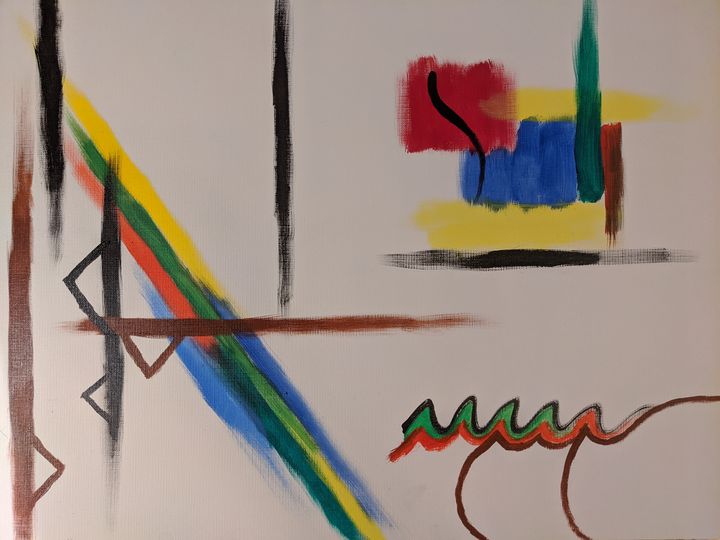 Untitled - Elizabeth Victoria - Paintings & Prints, Abstract, Collage ...