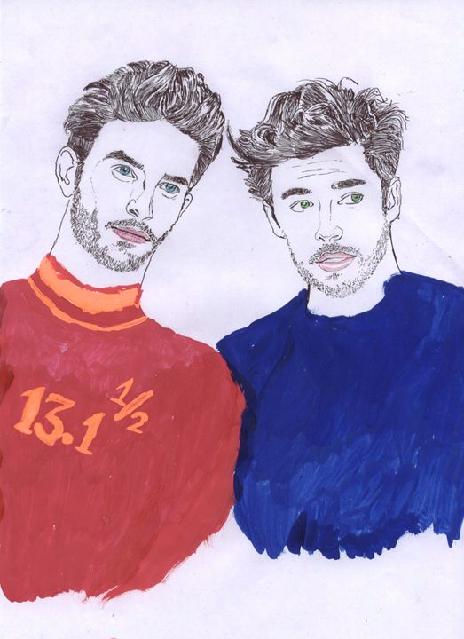 handsome boys - ameen - Drawings & Illustration, People & Figures ...