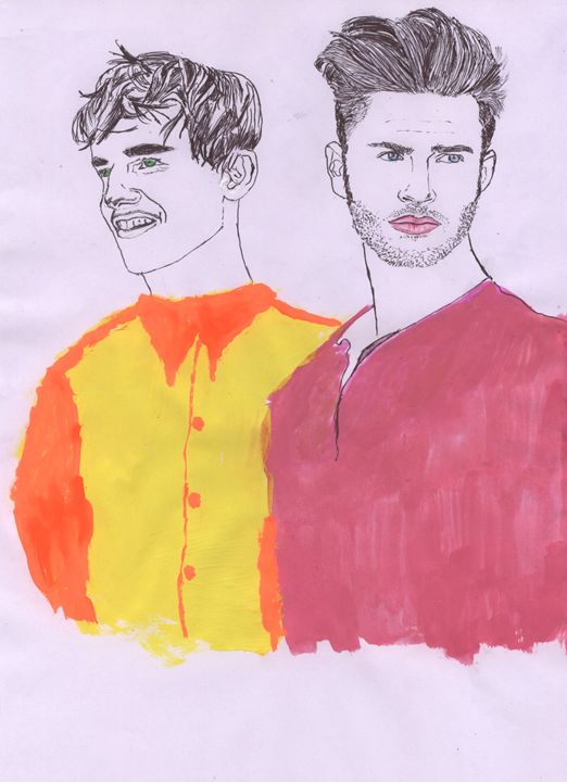 portrait of men - ameen - Drawings & Illustration, People & Figures ...