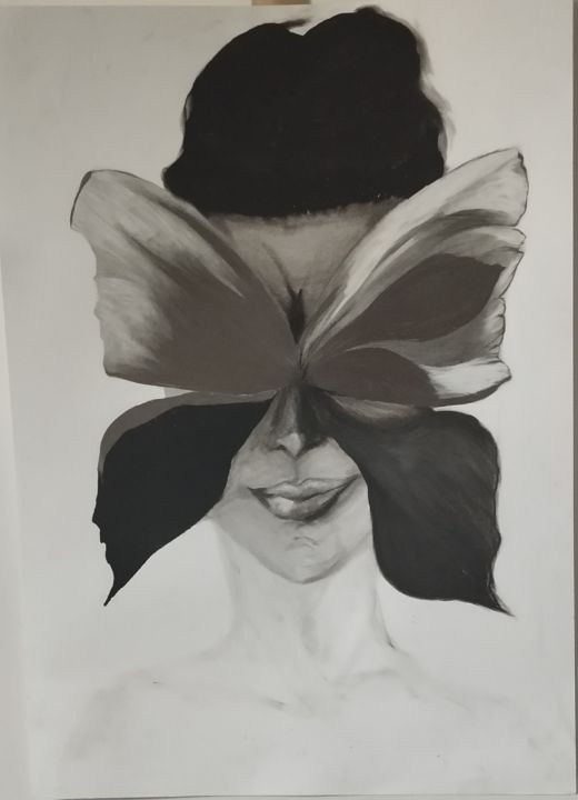 Magdalena - Paintings & Prints, Drawings & Illustration