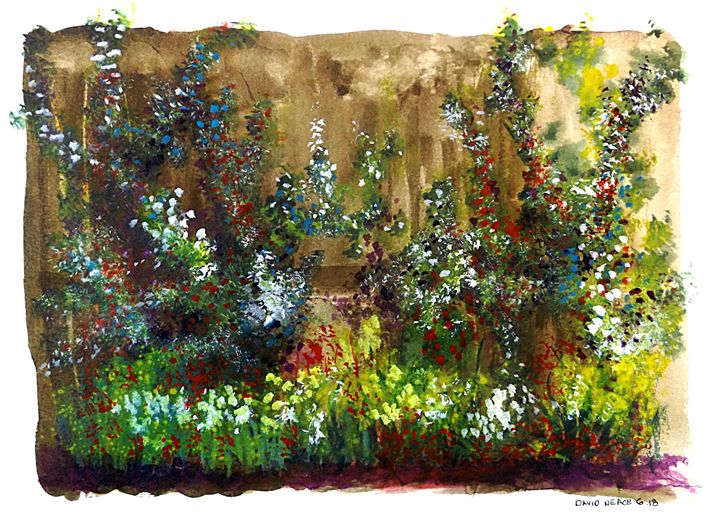 Garden Fence - David Neace CPX - Drawings & Illustration, Flowers ...