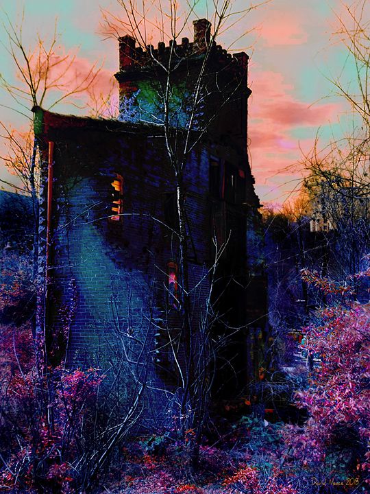 Lost Tower of The Blue KIng - David Neace Artist - Paintings & Prints ...