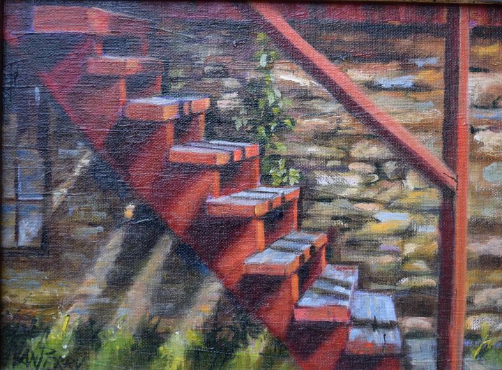 Side-Steppin' - NanPerryArt - Paintings & Prints, Buildings ...