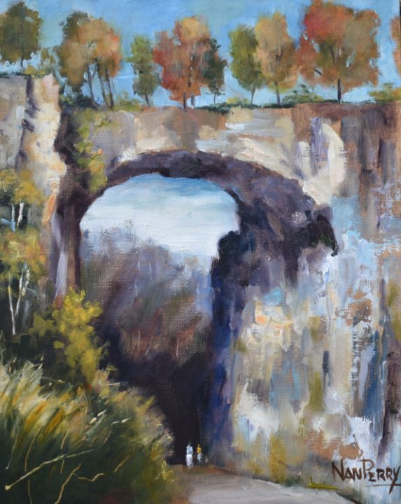 Natural Bridge - NanPerryArt - Paintings & Prints, Landscapes & Nature ...