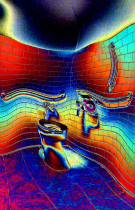 Stall - Dean Urevig Art - Digital Art & AI, Buildings & Architecture ...