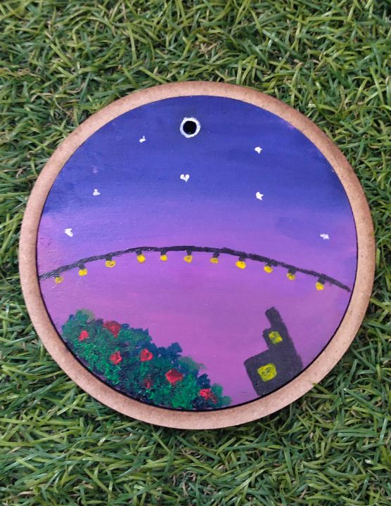 Pink purple sky - Chrysan Art - Drawings & Illustration, Still Life ...