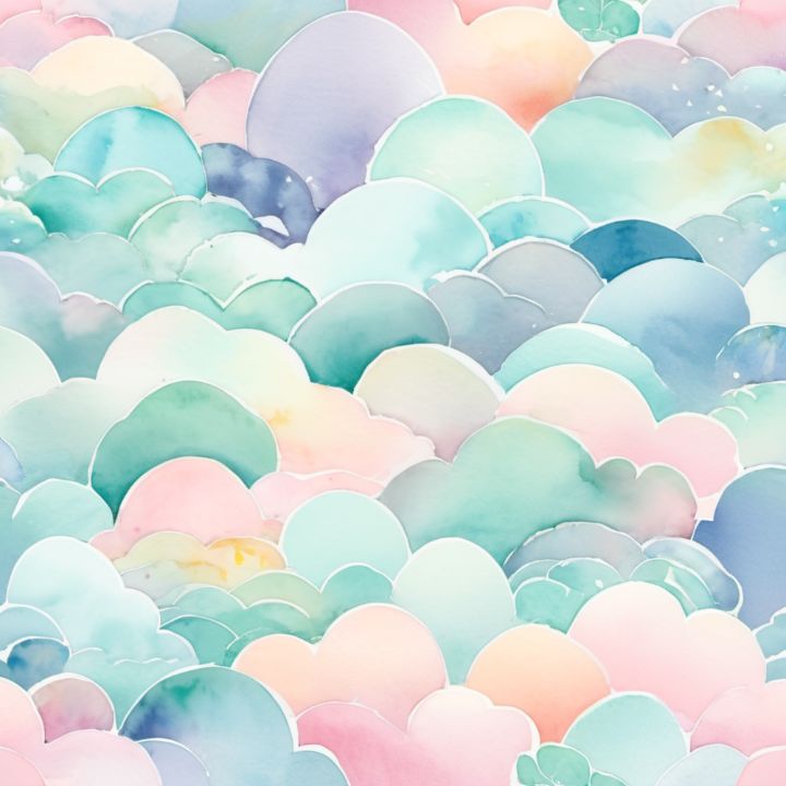 Pastel colored pattern 19 - Fantastic Designs - Digital Art, Abstract ...