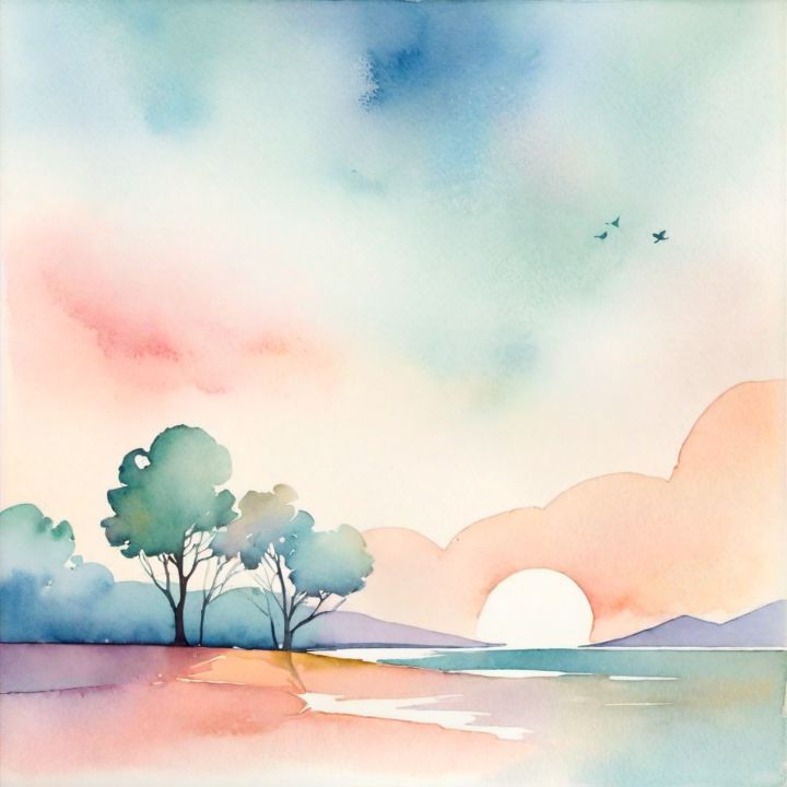 Minimalistic Beach - Fantastic Designs - Digital Art & AI, Landscapes ...