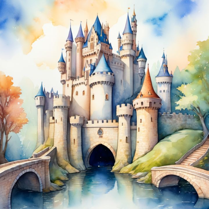 Mysterious Castle - Fantastic Designs - Digital Art & AI, Buildings ...