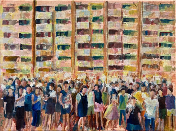 The beautiful lights - ArtCho - Paintings & Prints, People & Figures ...