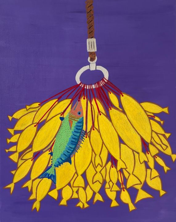 Bycatch - Jorge R Gonzalez - Paintings & Prints, Animals, Birds, & Fish ...