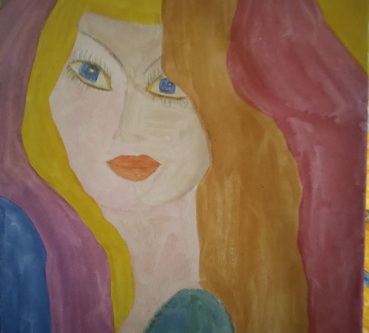 Violet - Brenda Winters - Paintings & Prints, People & Figures, Female ...