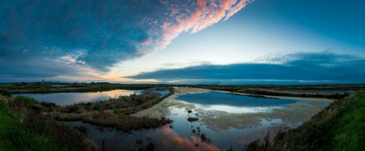 Sunset over salt marshes, Guérande - Pascal F - Photography, Places ...