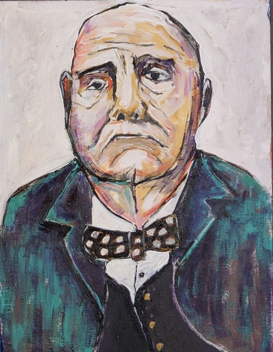 Winston Churchill - Ron Kammer - Paintings & Prints, Politics ...