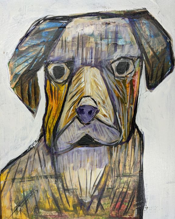 Dog - Ron Kammer - Paintings & Prints, Humor & Satire, Jokes - ArtPal
