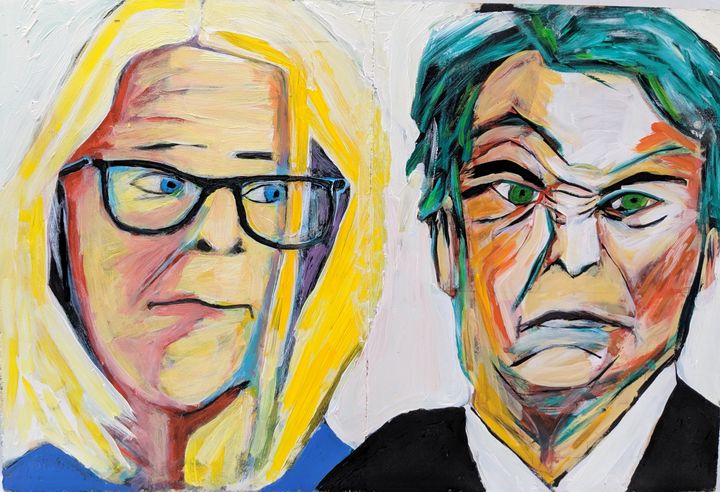 Kavanaugh and Christine Ford - Ron Kammer - Paintings & Prints ...