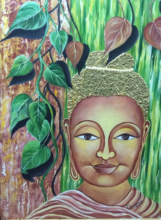 BUDDHA - Nirupma Misra - Paintings & Prints, Fantasy & Mythology ...